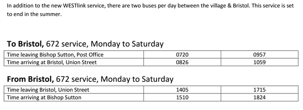 Bus Timetables | Bath Chew Valley Caravan Park